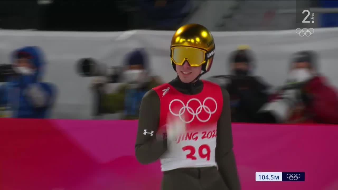 Skoka Timija Zajca in Anžeta Laniška v drugi seriji