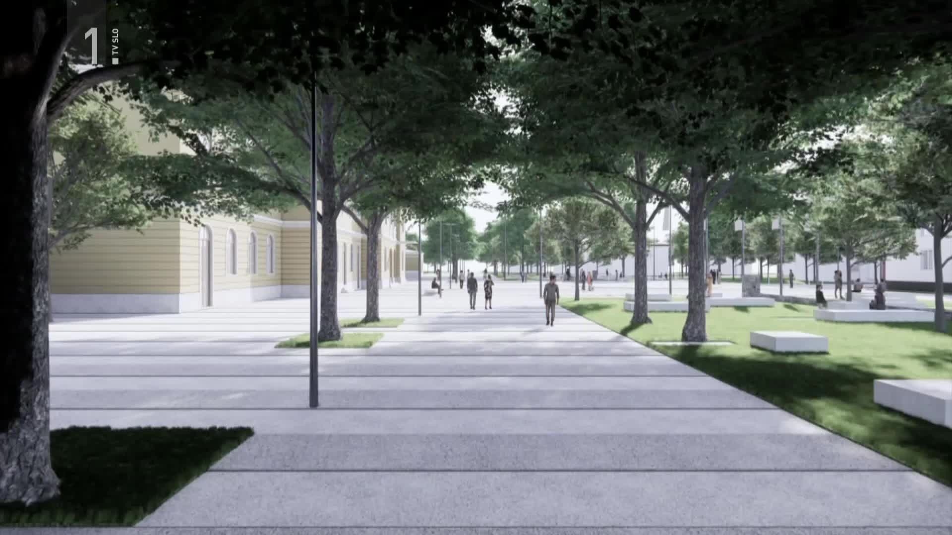 Prenova Trga Evrope, ki povezuje državi in mesti