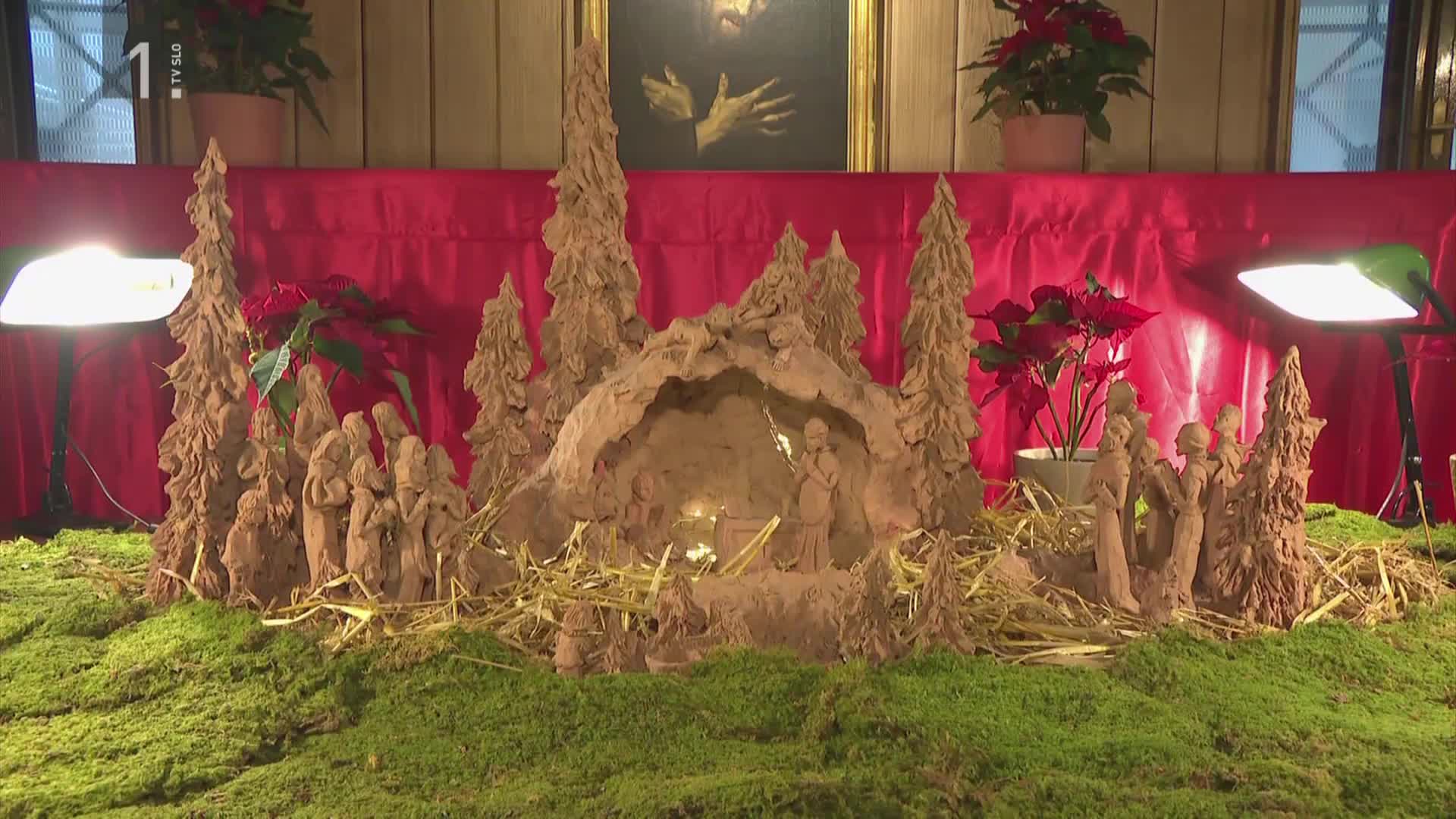 Razstava Jaslice v dolini Greccio v knjižnici Frančiškanskega samostana