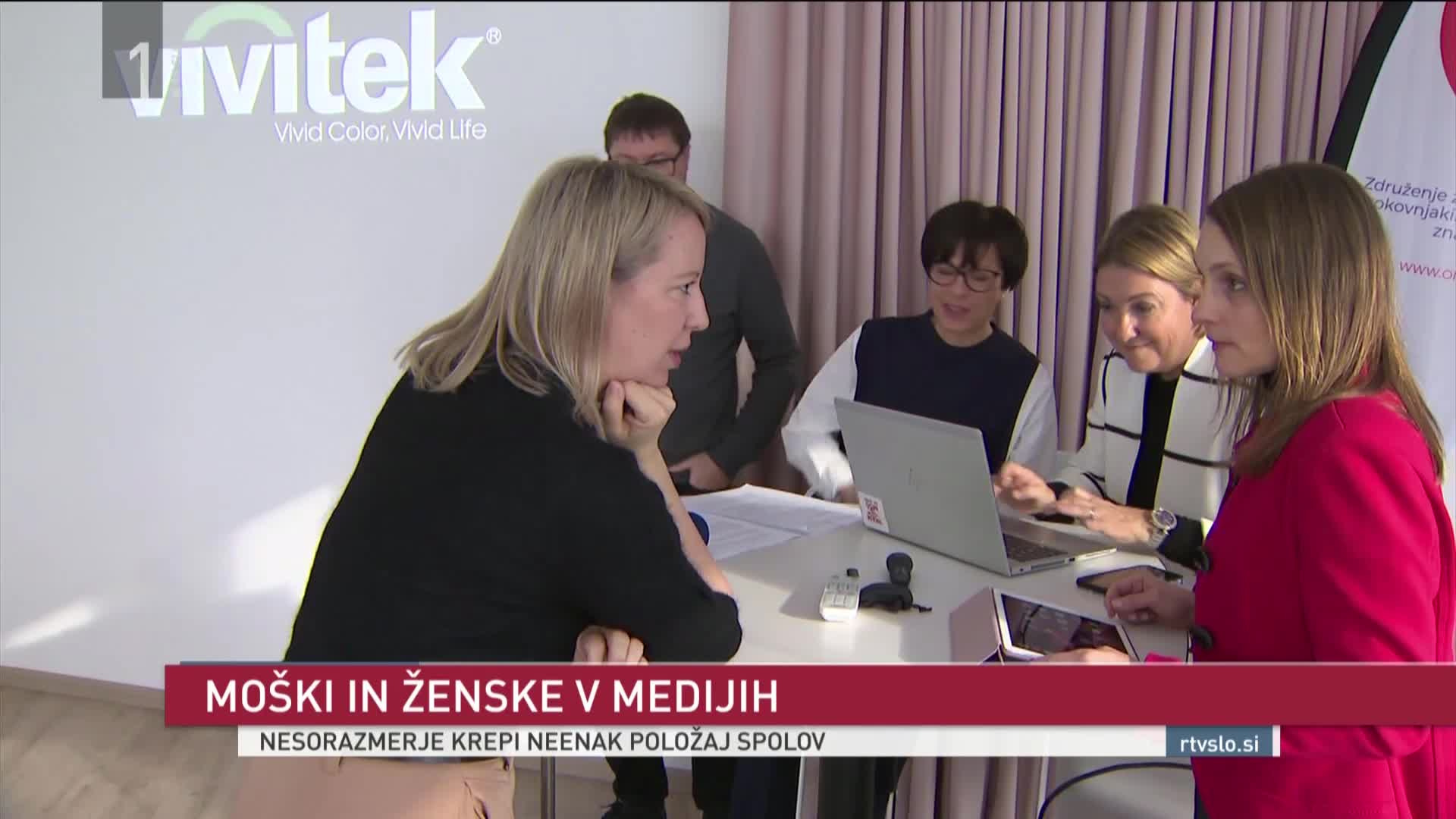 Moški v medijih vidnejši kot ženske