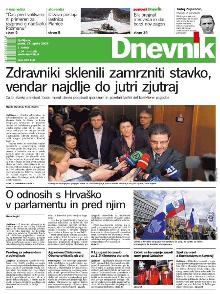 Kaj je na prvih straneh petkovih časopisov? - RTV SLO
